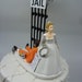 STAY OUT of PRISON or Jail Bride & Groom Wedding Cake Topper - Etsy