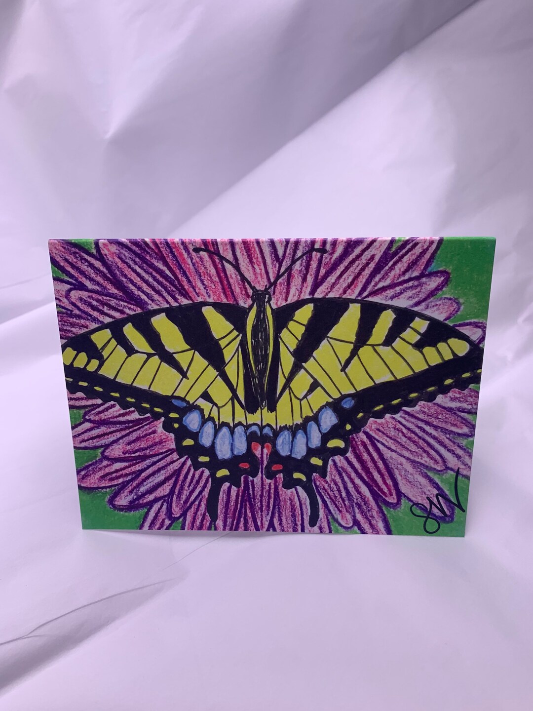 Tiger Swallowtail Note Card - Etsy
