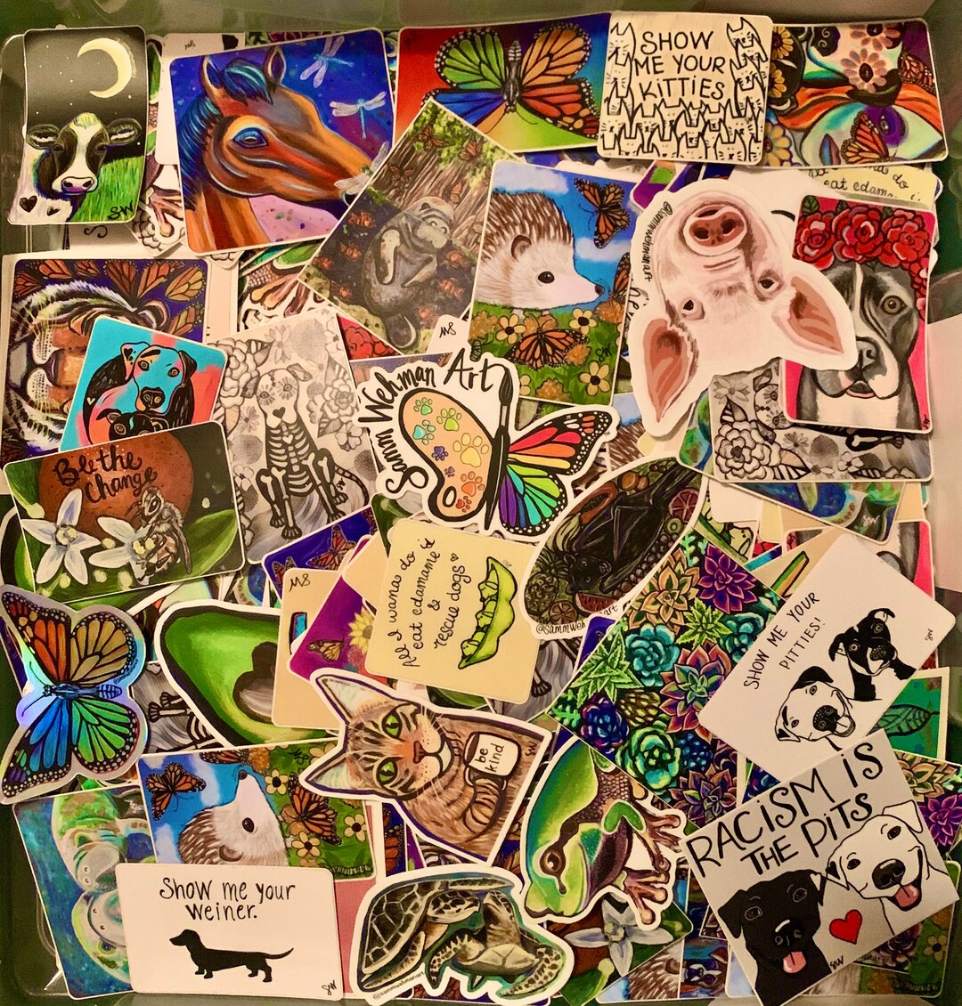 BULK STICKER LOT 40 Stickers at Wholesale Cost - Etsy UK