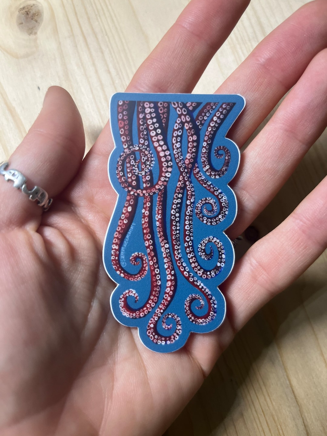 Octopus Tentacles Vinyl Sticker - Etsy