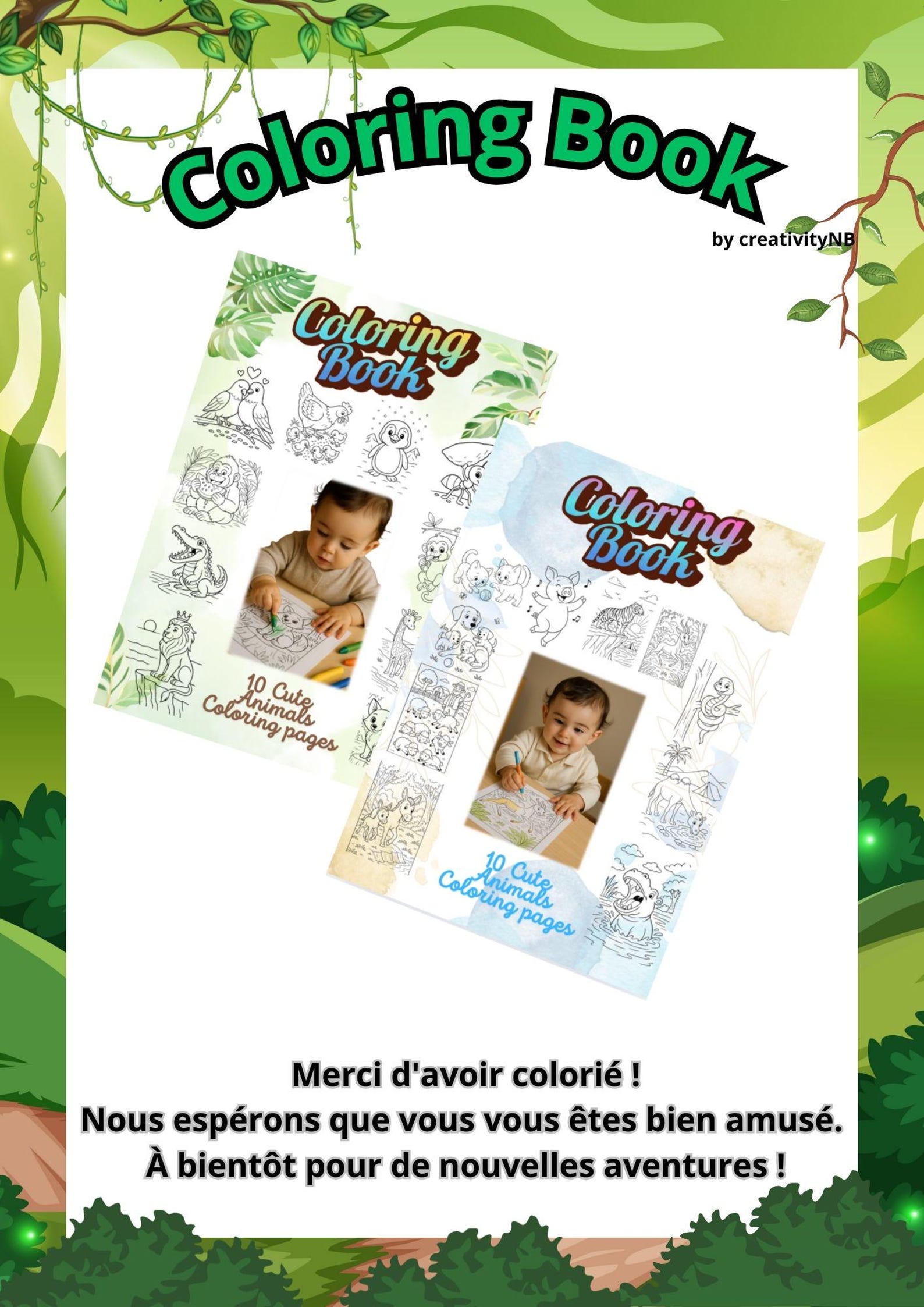 Kids Coloring Book Printable | Coloring Child PDF | Educational ...