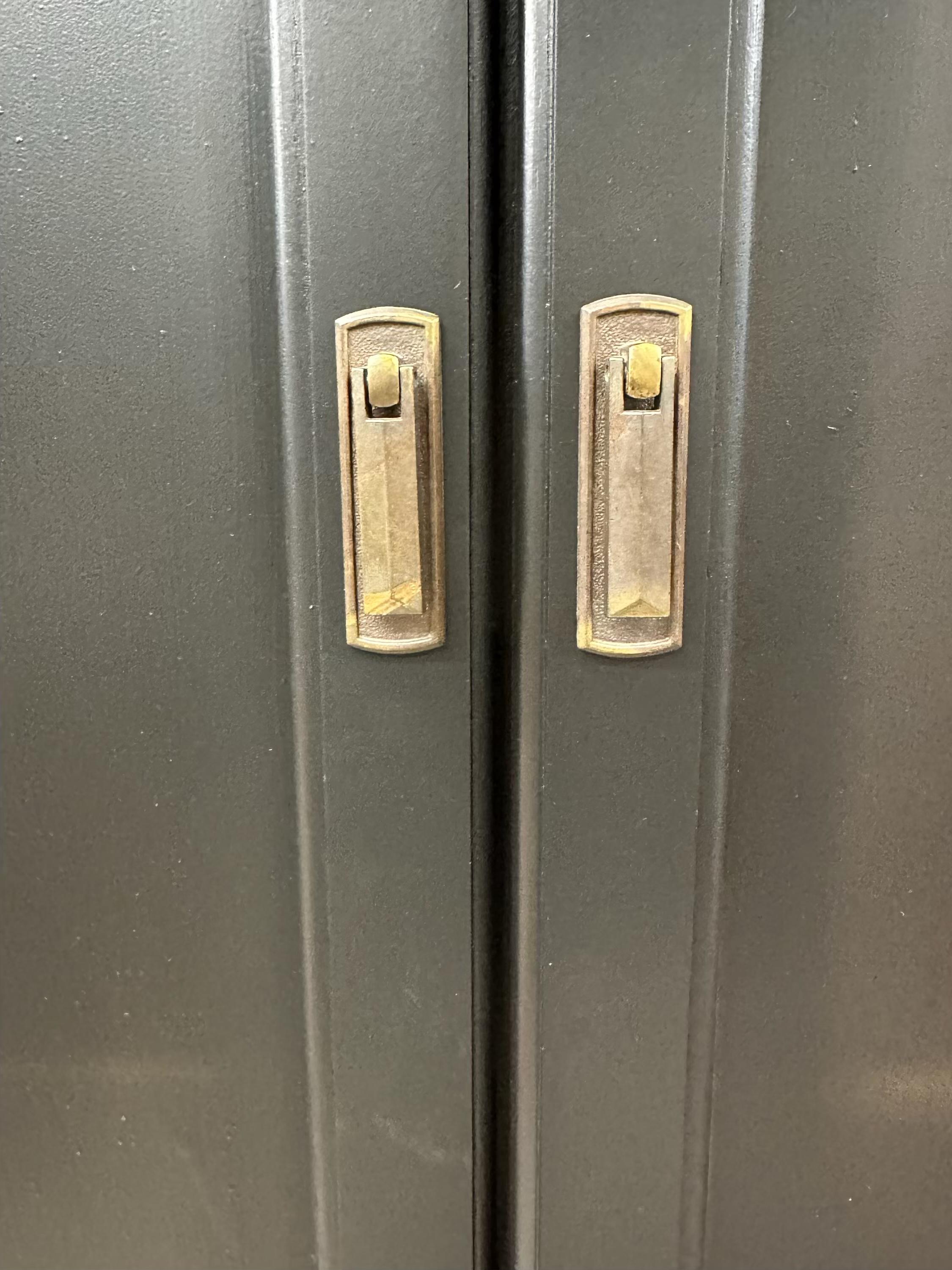 Jacob - Vintage China Hutch in Black - MCM Style, Local Pick up VA, MD ...