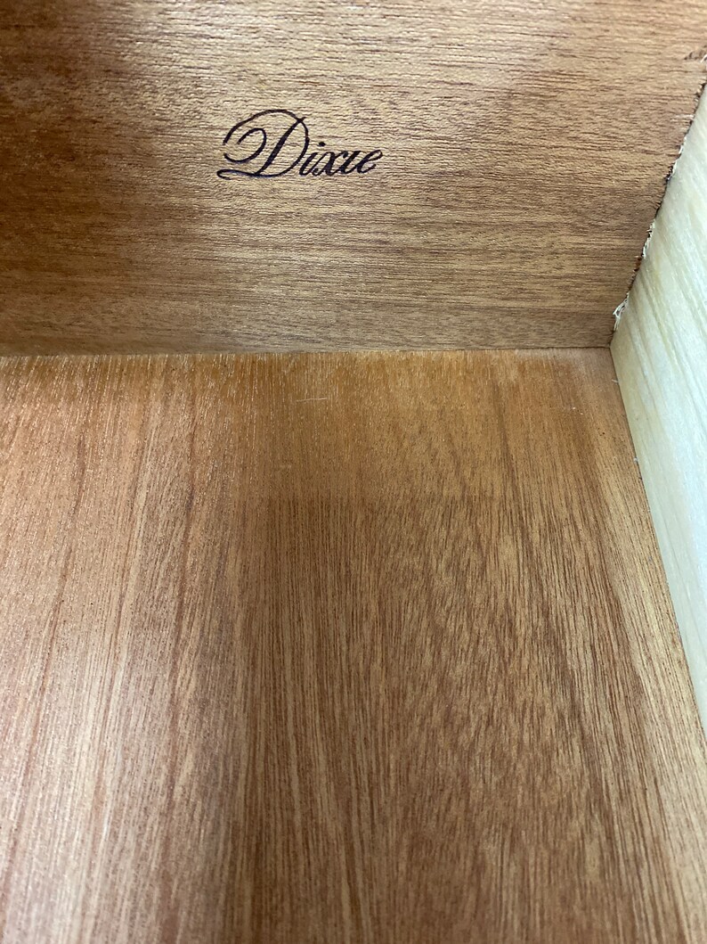 SOLD Custom Paint Example Vintage MCM Dixie Dresser I Buffet I Server ...