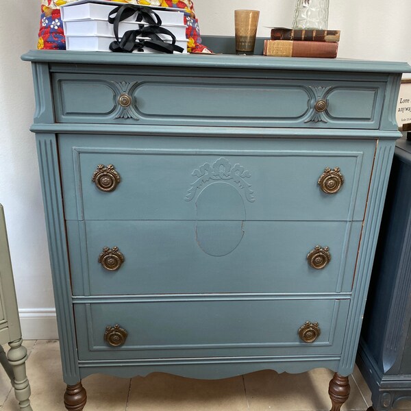 Blue Dresser - Etsy
