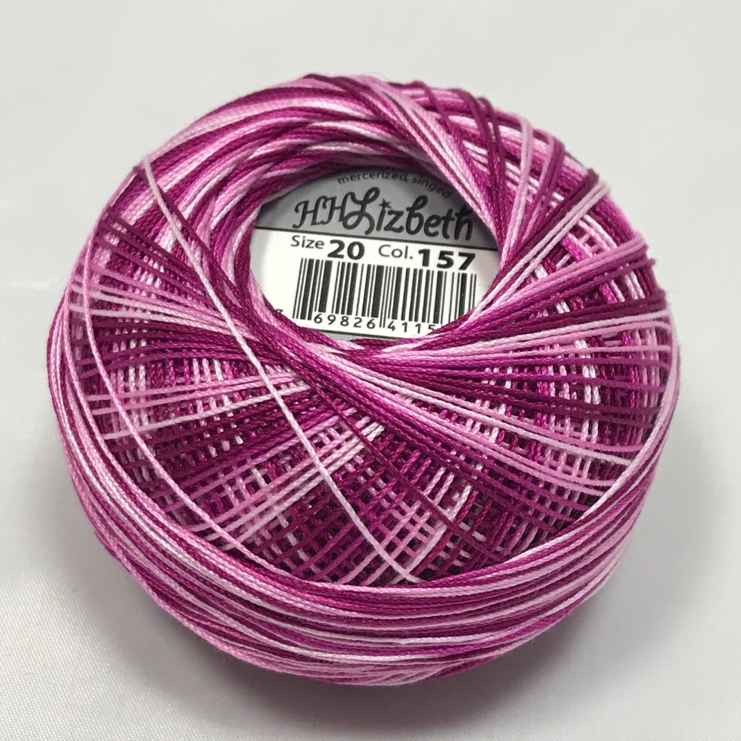 FULL SPOOL - Lizbeth Tatting Thread - Raspberry Frappe - Color #157 ...