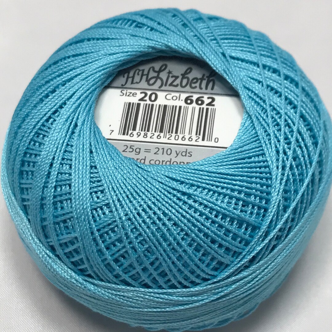 CARRETE COMPLETO Hilo de tatuaje Lizbeth Turquesa claro - Etsy España