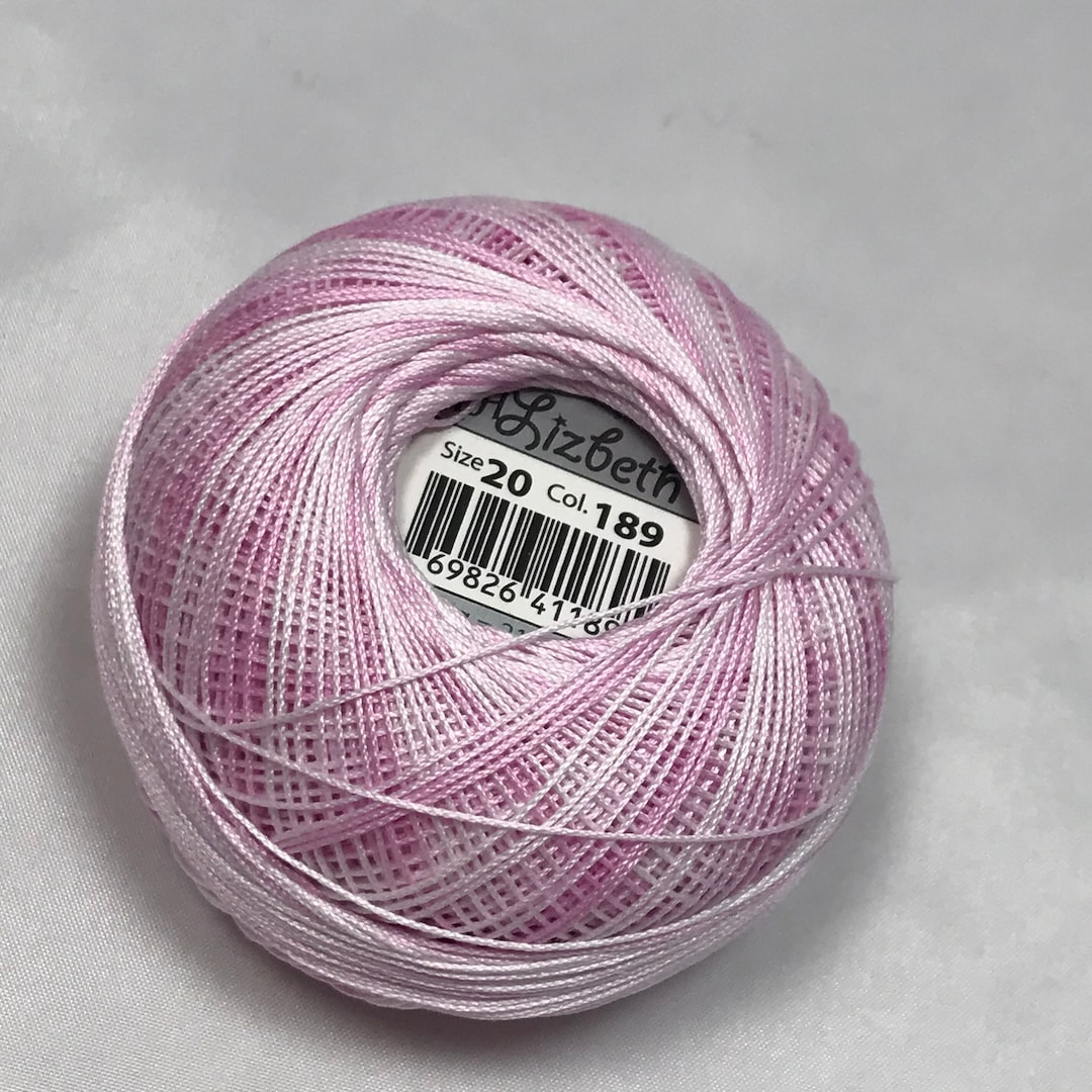 FULL SPOOL - Lizbeth Tatting Thread - Size 3, 10, 20, 40 or 80 - Pink ...