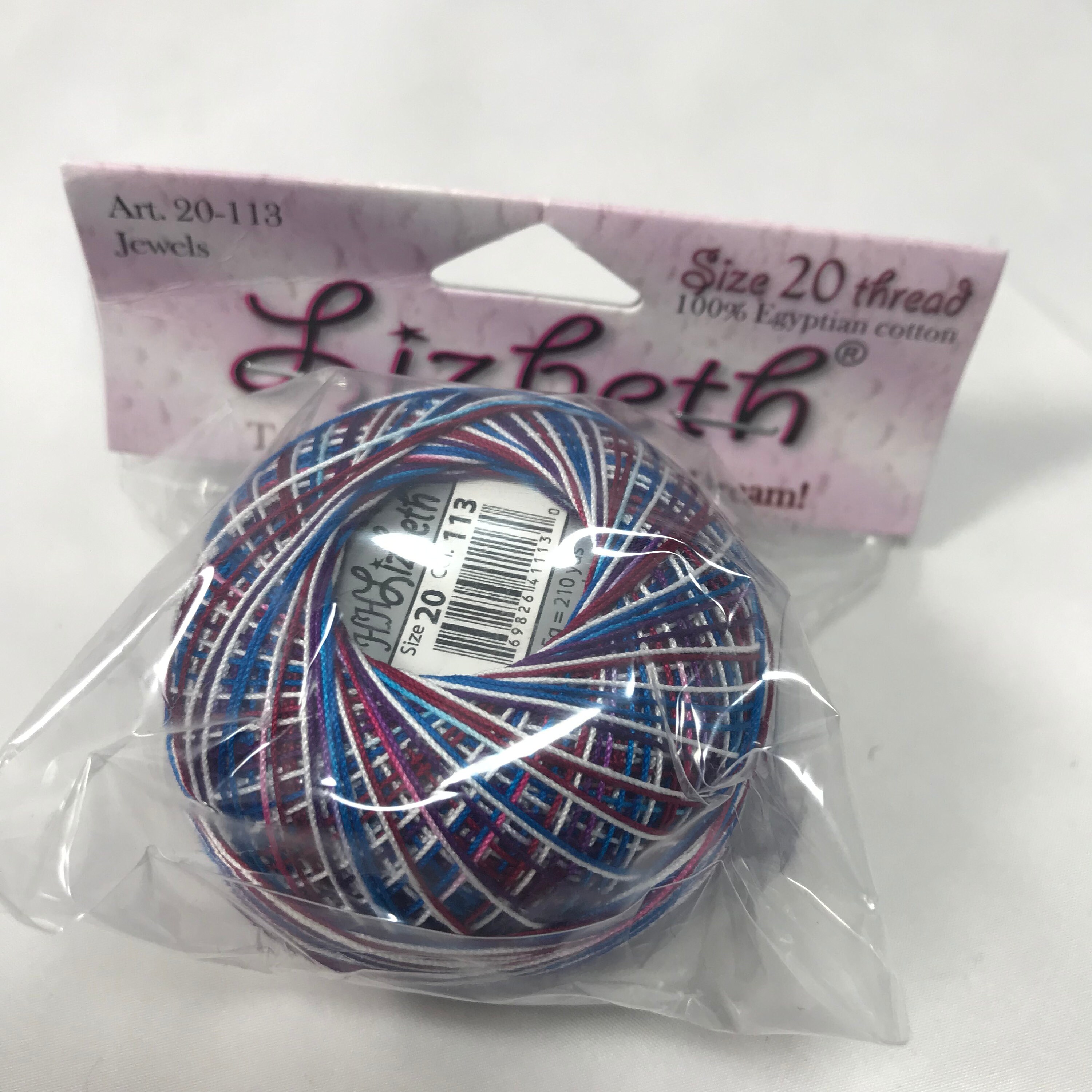 FULL SPOOLS Lizbeth Tatting Thread Size 20 or 40 | Etsy