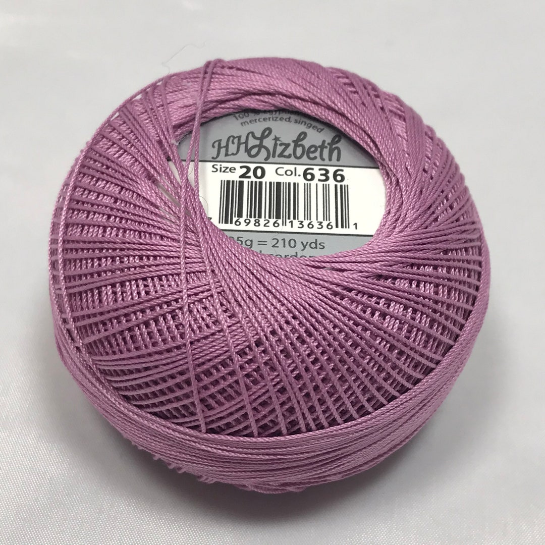 FULL SPOOL - Lizbeth Tatting Thread - Size 10, 20, 40 or 80 - Solid ...