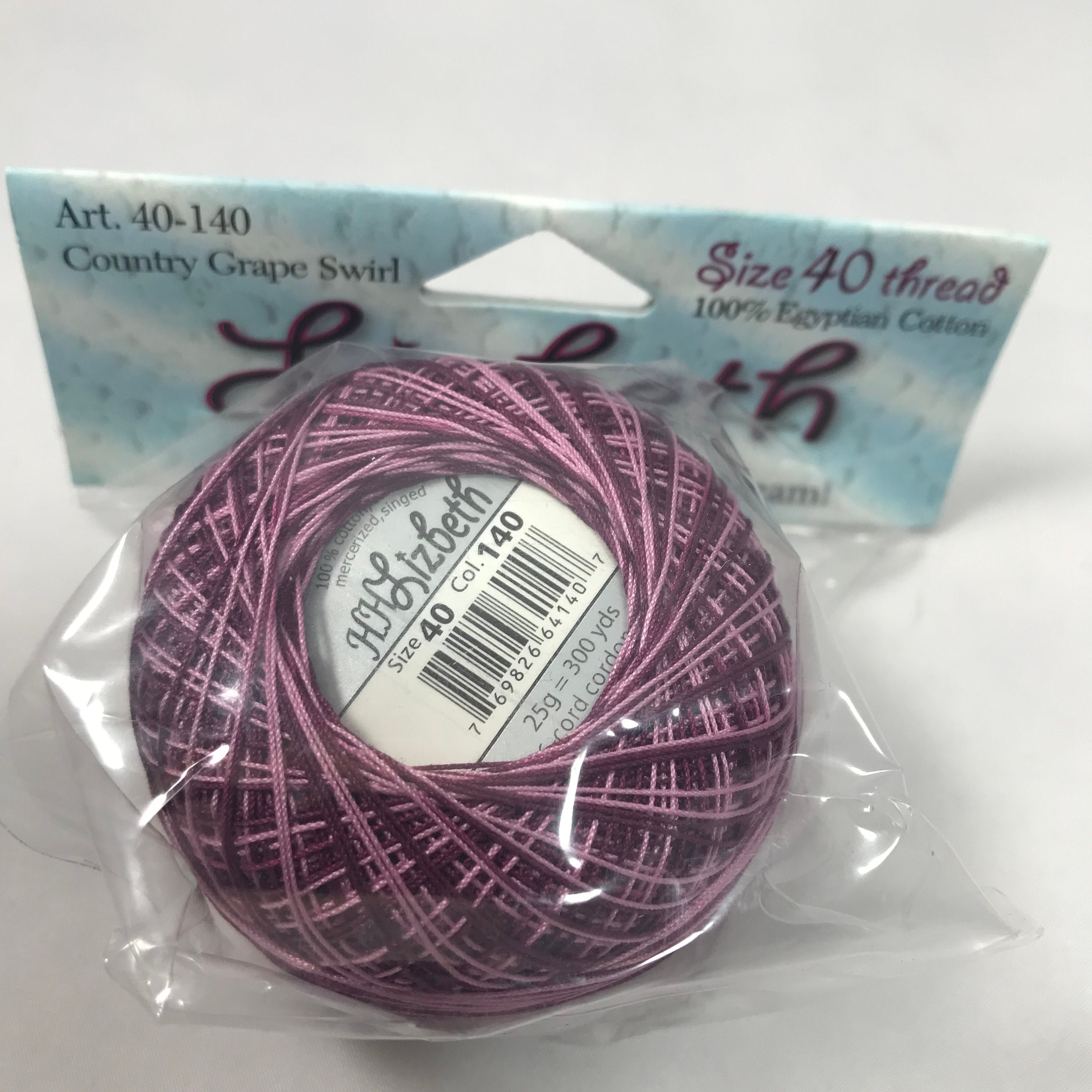 FULL SPOOL Lizbeth Tatting Thread Size 20 or 40 | Etsy