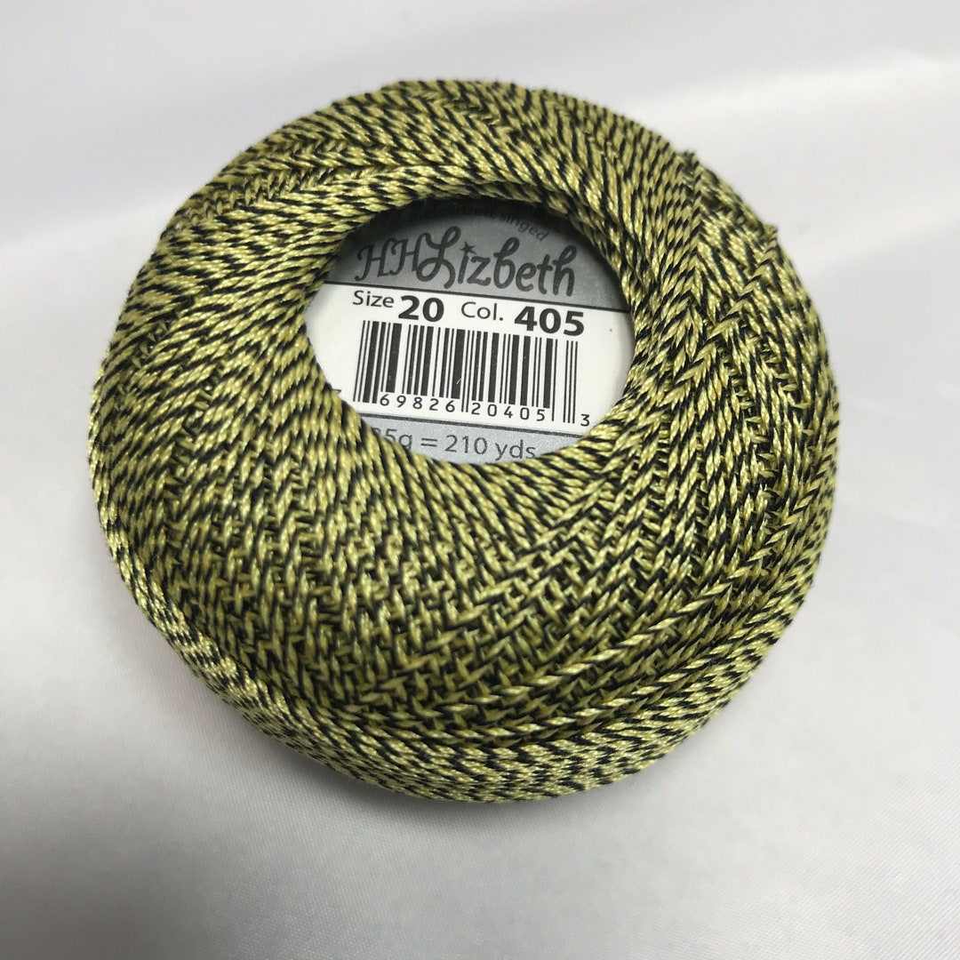 FULL SPOOL - Tatting Thread - Lizbeth - Size 20 - Color #405 - Twirlz ...