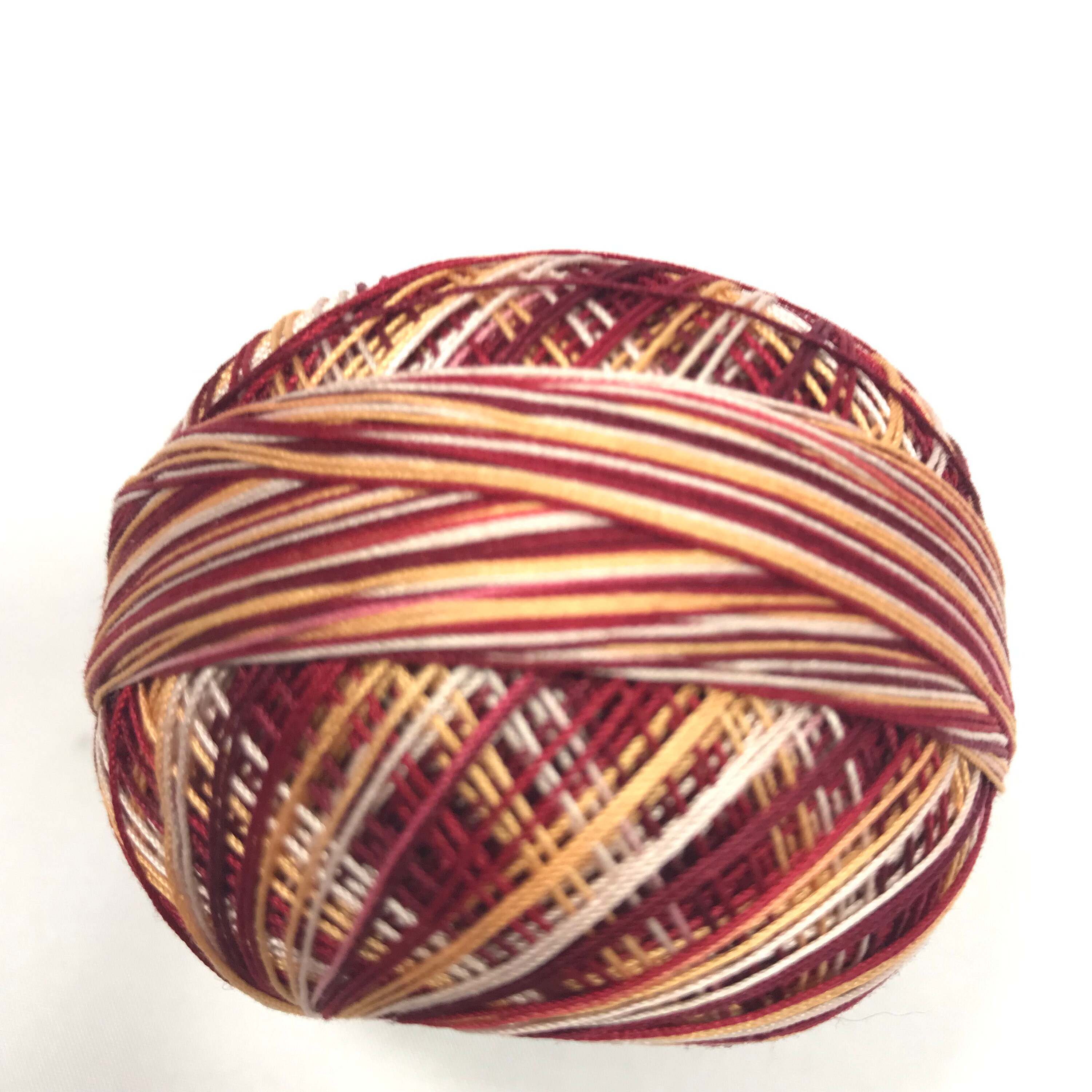 FULL SPOOL Lizbeth Tatting Thread Variegated Autumn Apple | Etsy