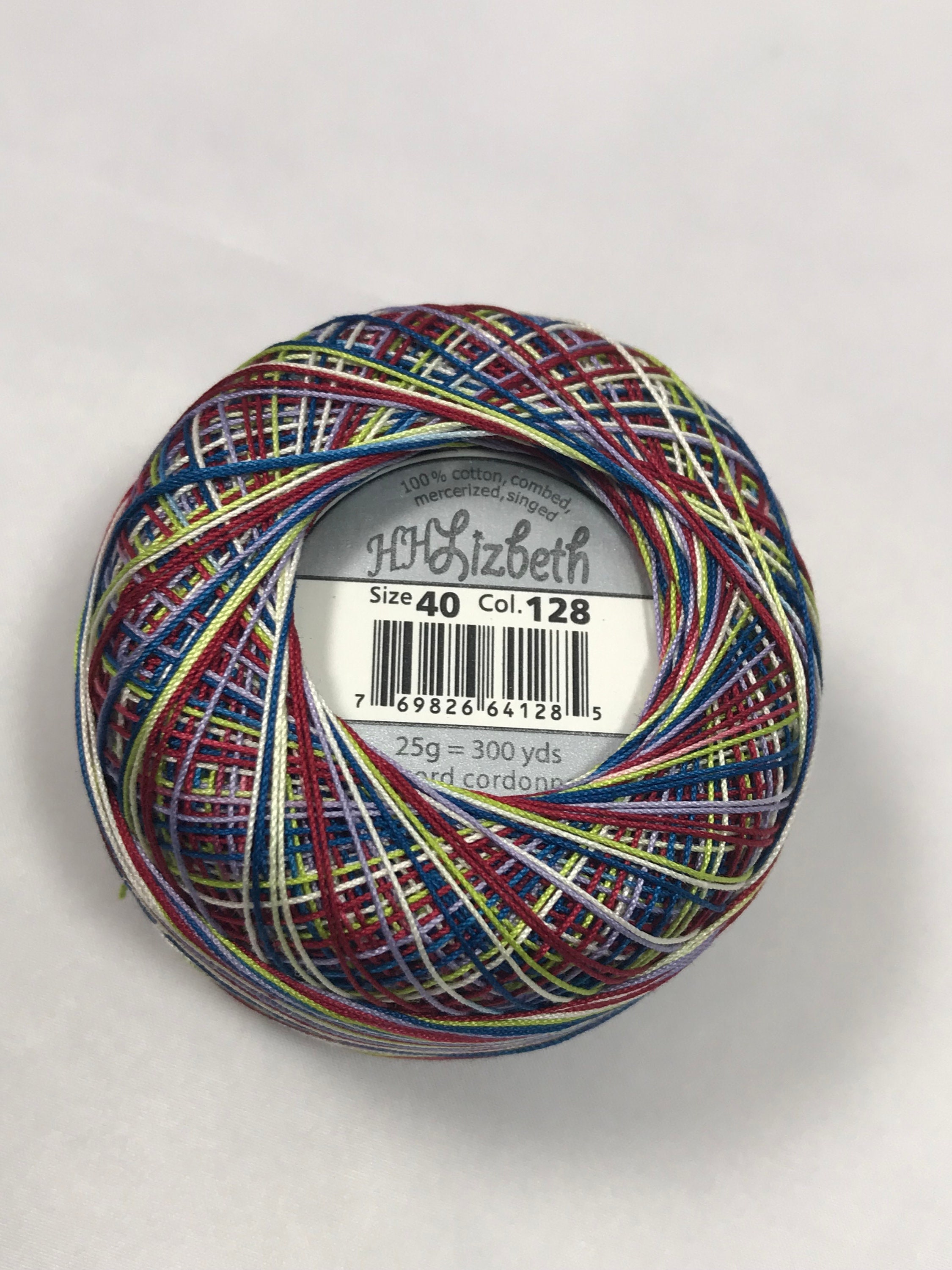 FULL SPOOL Lizbeth Tatting Thread Variegated March Breeze - Etsy