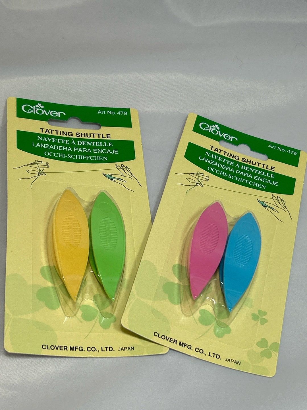 Clover Two Pack Tatting Shuttle - Your Choice of Color - Etsy