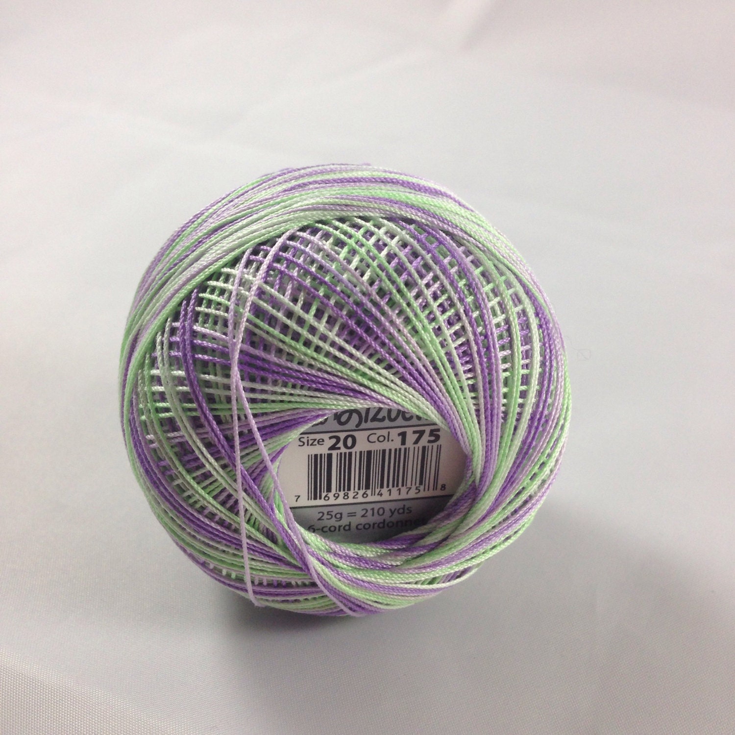 FULL SPOOL - Lizbeth Tatting Thread - Variegated Scottish Thistle ...