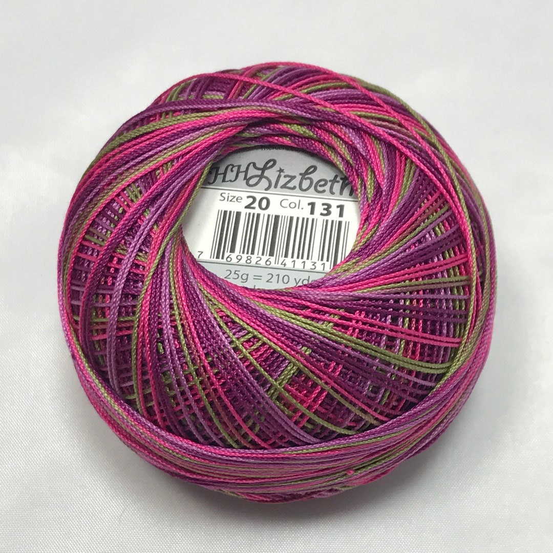 Lizbeth Tatting Thread - Size 3, 10, 20, 40 or 80 - Vineyard Harvest ...