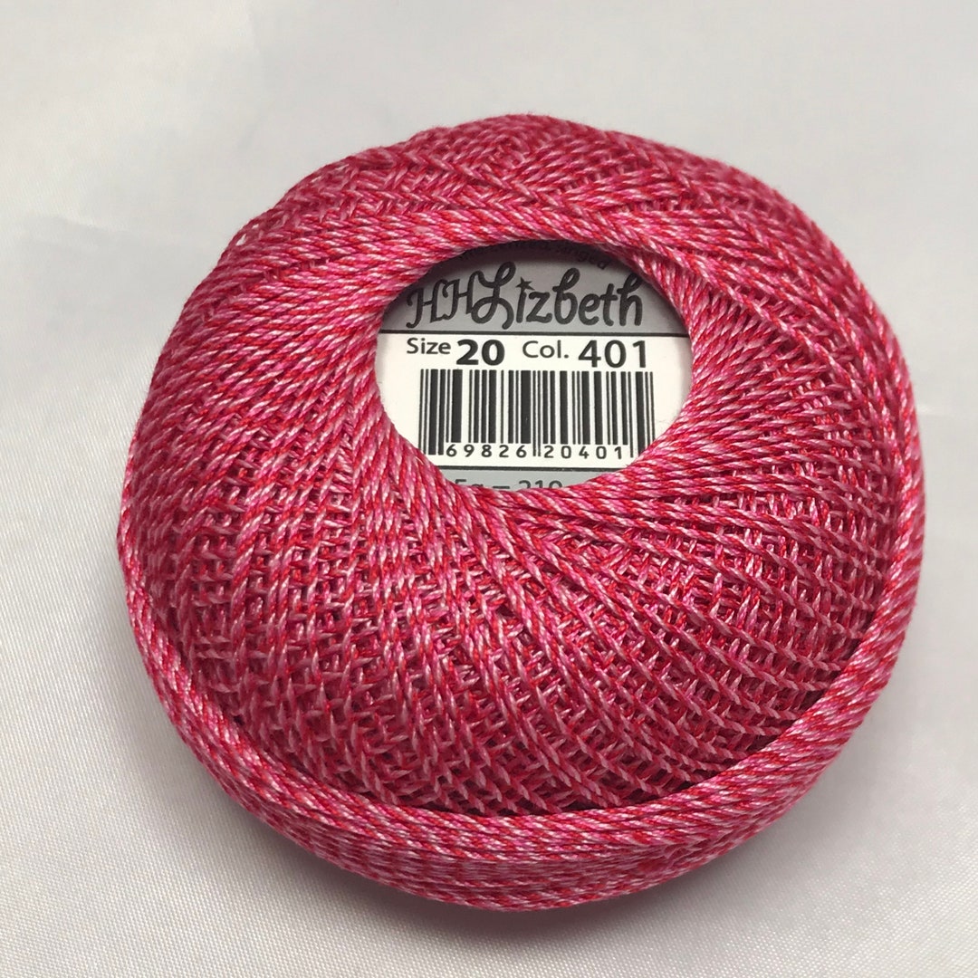 FULL SPOOL - Lizbeth Tatting Thread - Candy Hearts Twirlz - Color #401 ...