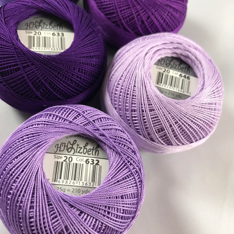 FULL SPOOLS Lizbeth Tatting Thread Size 20 or 40 - Etsy Canada