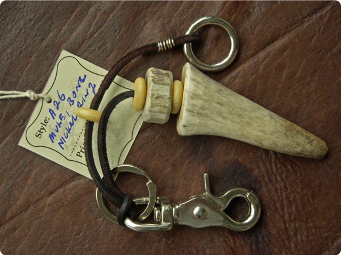 Antler Keychain Bag Charm - Etsy