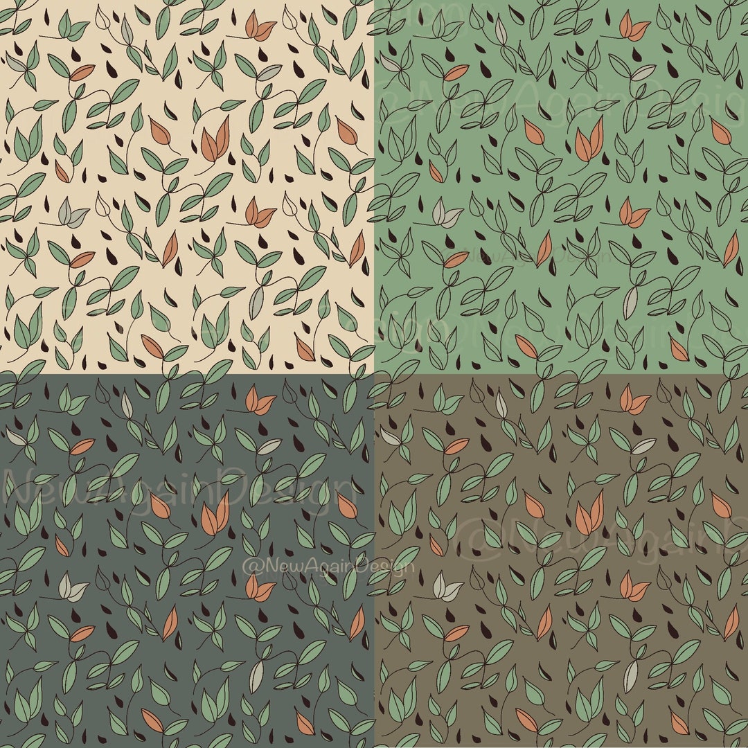 4 Patterned Backgrounds Paper Craft Journals Sublimation PDF - Etsy
