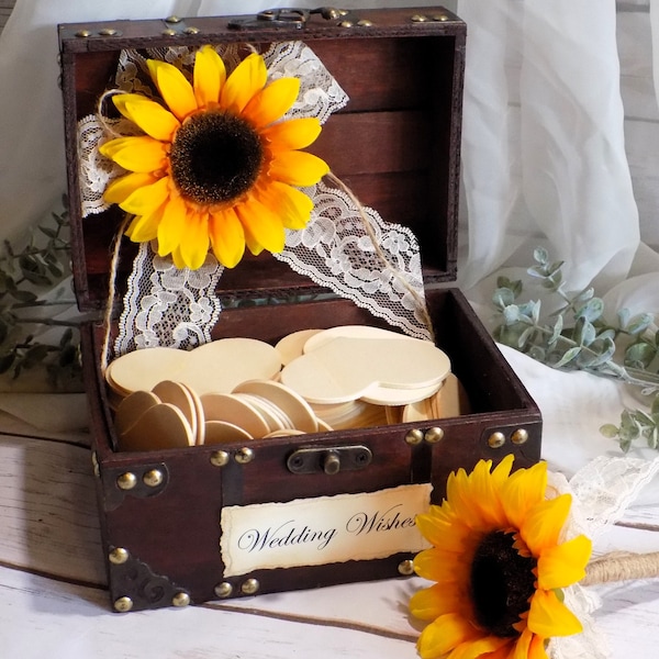 Sunflower Guest Book - Etsy