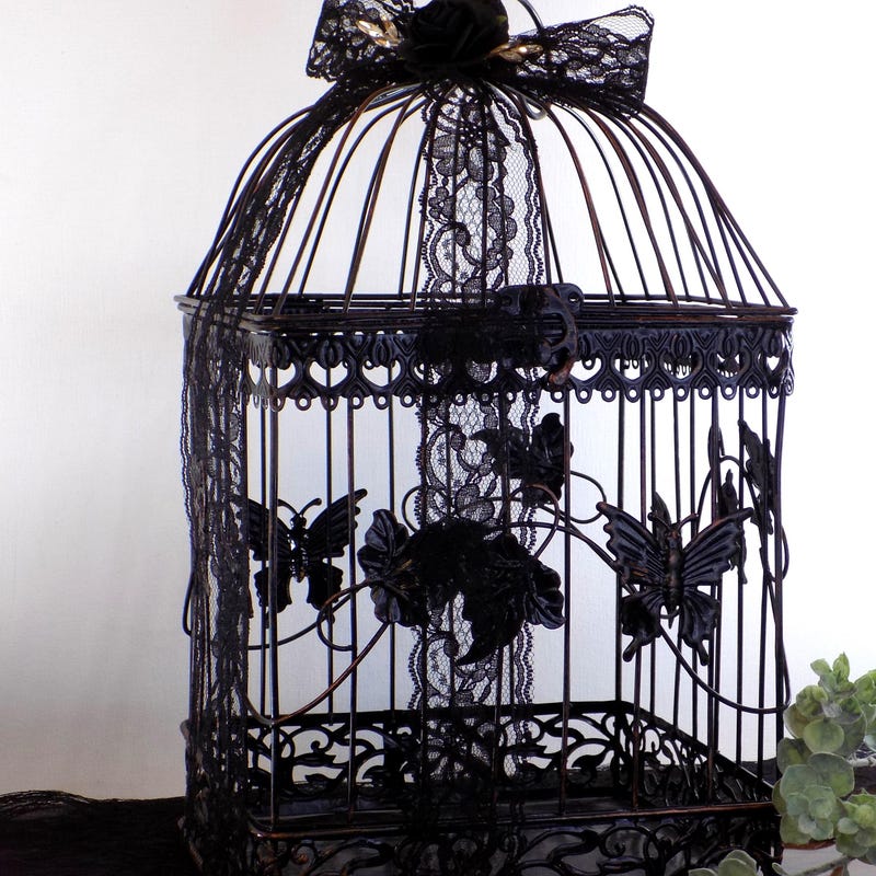Dark Victorian Basket - Etsy
