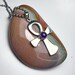 Handmade Sterling Silver Ankh Pendant: Large Amethyst Stone - Etsy