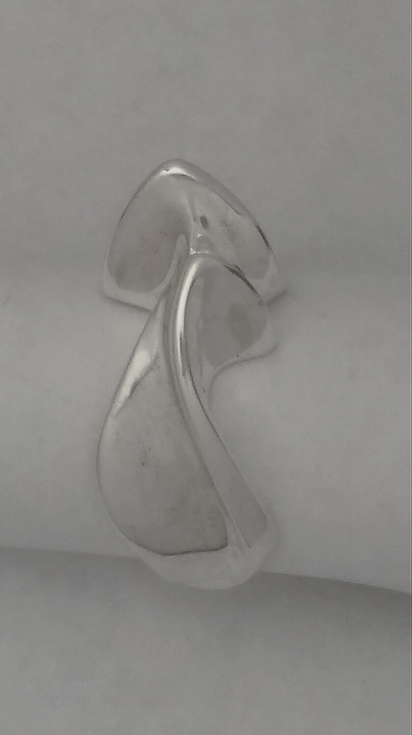 Original Ring Sterling Silver Sculpture Hand Carved Art | Etsy