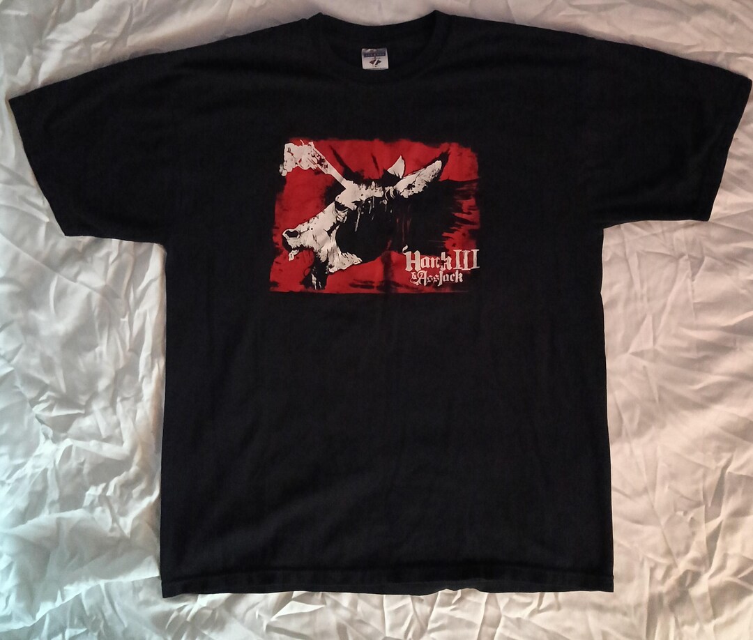 Hank Williams III Assjack Cattle Concert T-shirt (rare) - Etsy