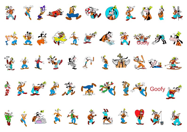 Digital SVG PNG Bundle | Goofy Svg | Cricut & Silhouette Cut Files ...