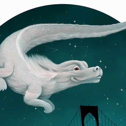 Falkor Art Print 8x10 the Neverending Story Children's - Etsy