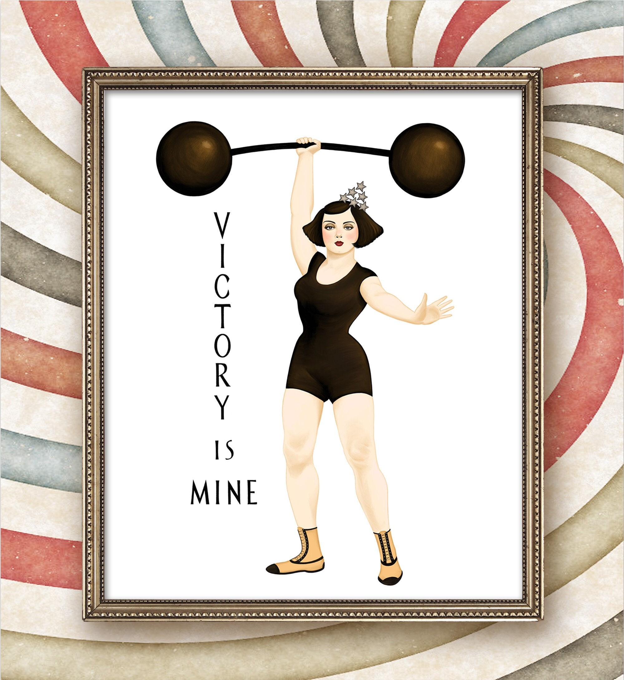 Vintage Circus Strong Woman