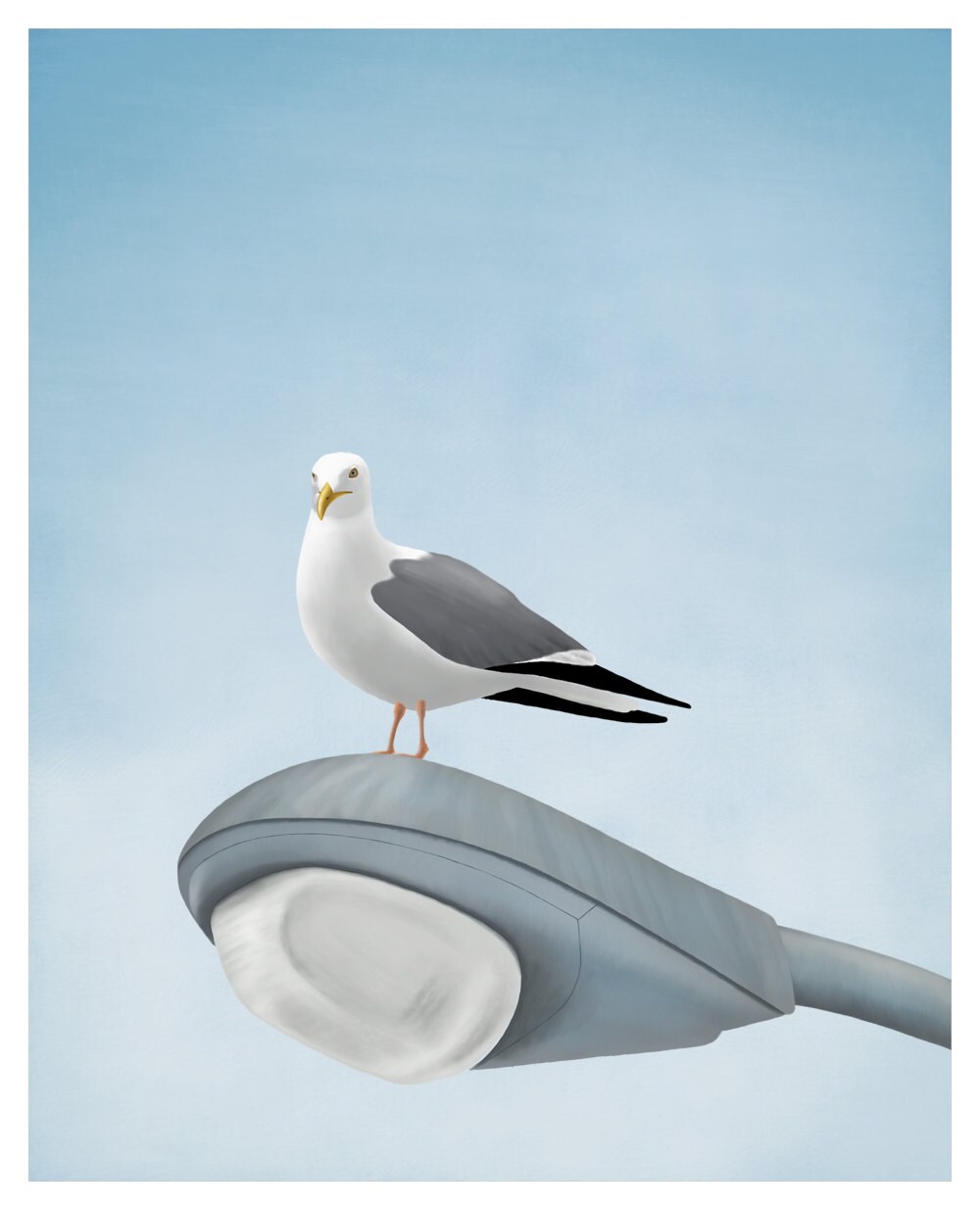 Blank Inside Notecard Illustrated Notecard crossing - Etsy