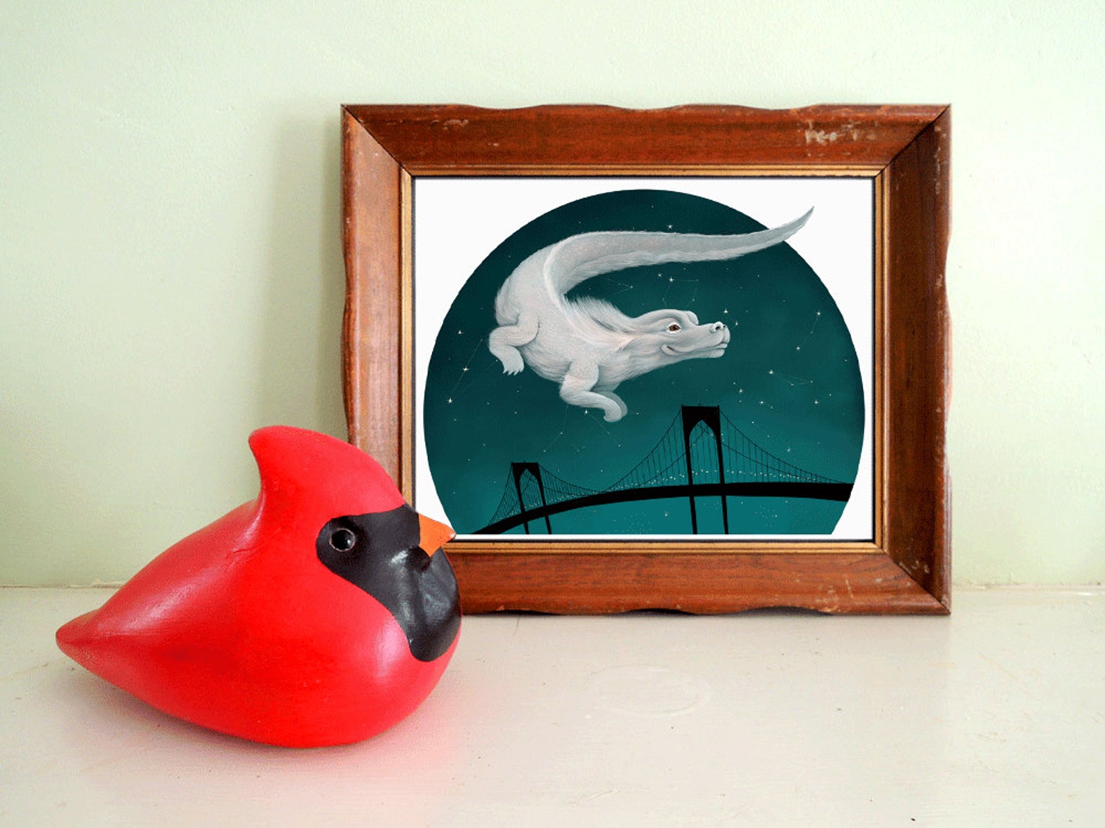 Falkor Art Print 8x10 the Neverending Story Children's | Etsy