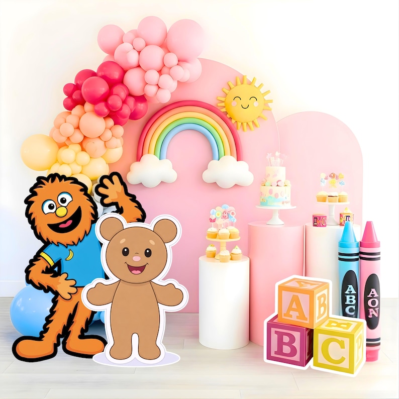 Ms. Rachel Cutout Standee Clipart Bundle | Clipart for Crafts, Invites ...