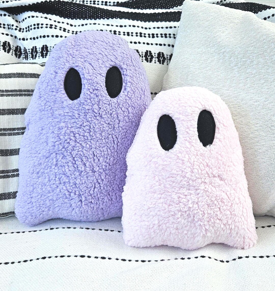 Pink Ghost Pillow, Pink Ghost Plush, Halloween Ghost Pillow, Halloween ...