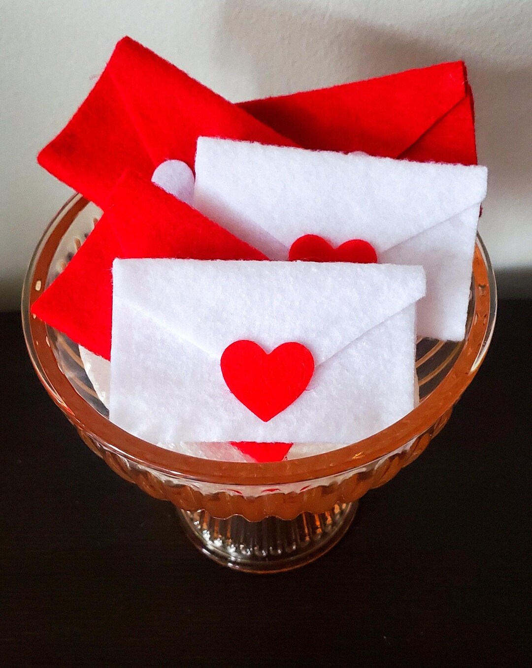 Felt Love Letter Set: Valentine's Day Tiered Tray Decor - Etsy