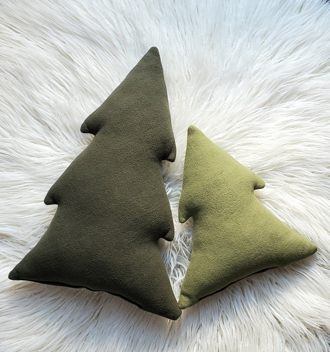 Evergreen Tree Pillow Plush, Christmas Tree Pillow, Christmas Tree ...