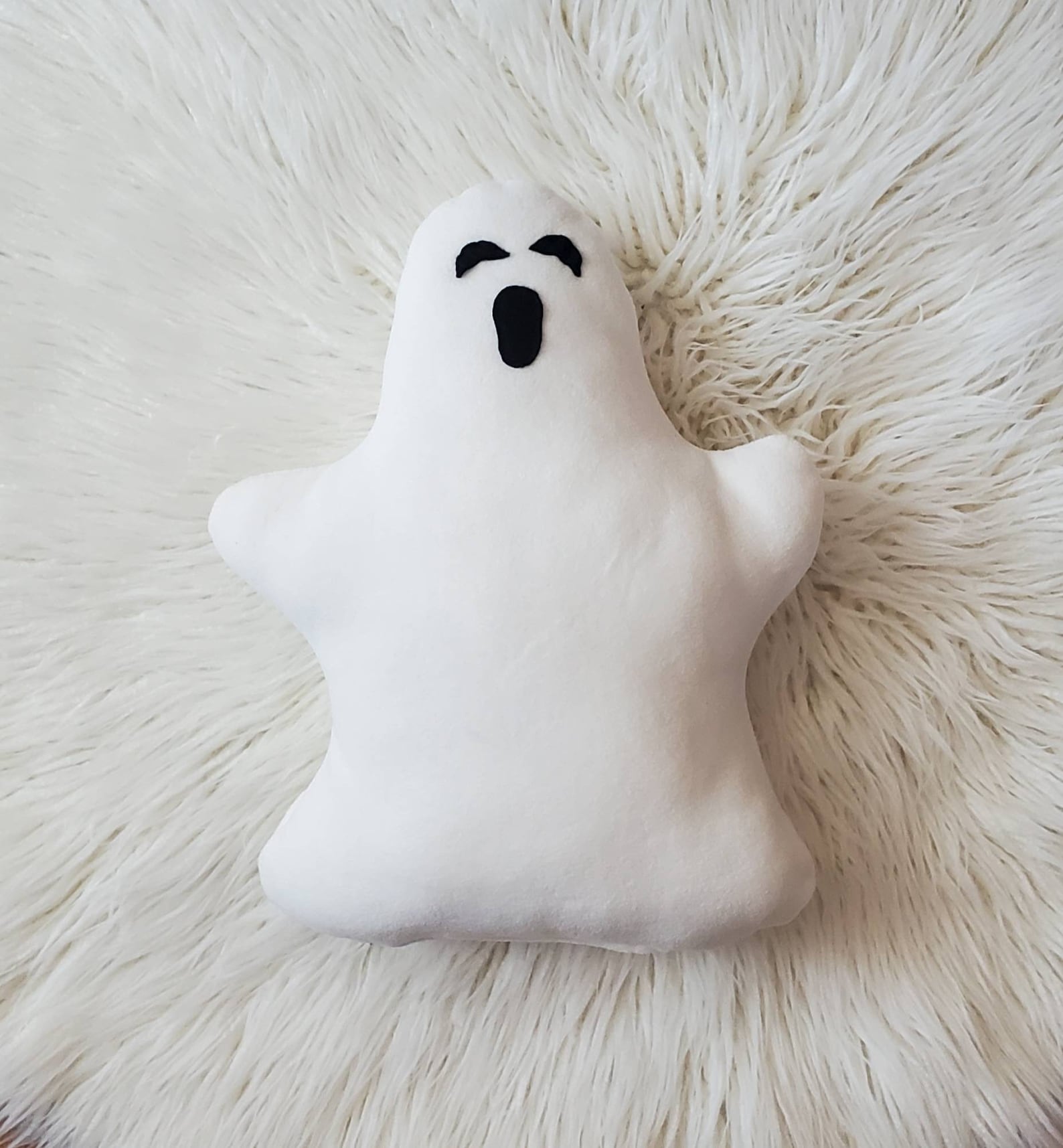 Ghost Pillow Ivory Ghost Plush Halloween Ghost Pillow - Etsy