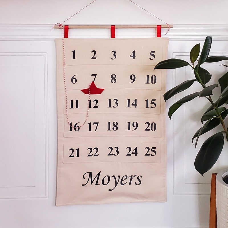 Fabric Calendar - Etsy