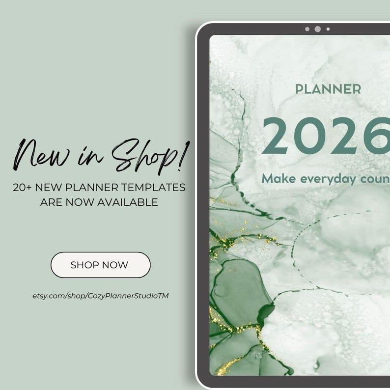 2026 Printable Planner | Daily, Weekly, Monthly | A4 & US Letter ...