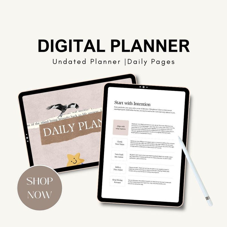 Adhd-friendly Life Planner | Daily, Weekly, Monthly (digital Download ...