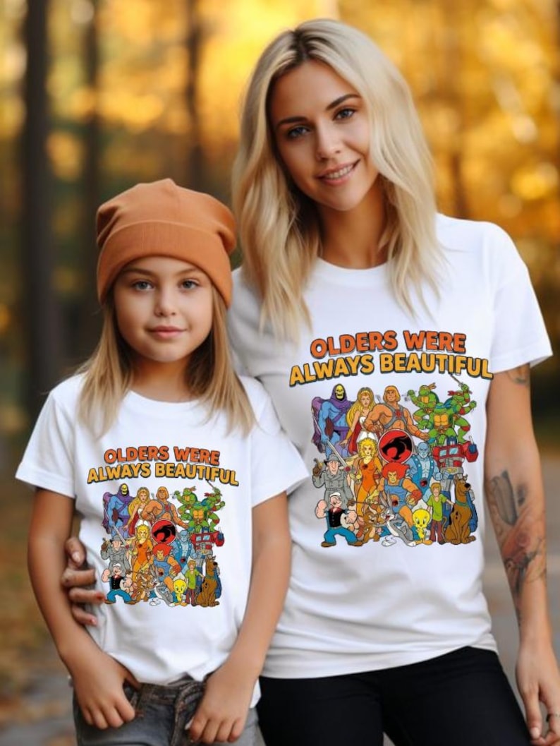 Retro Cartoon T-shirt, 80s 90s Nostalgic Graphic Tee, Unisex Nostalgia ...