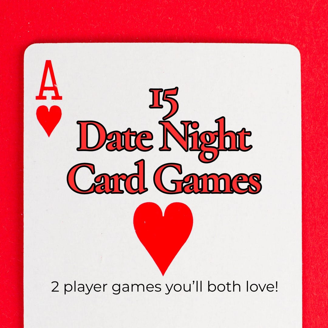 Date Night Card Games for Couples: 15 Printable Games (instant Download ...