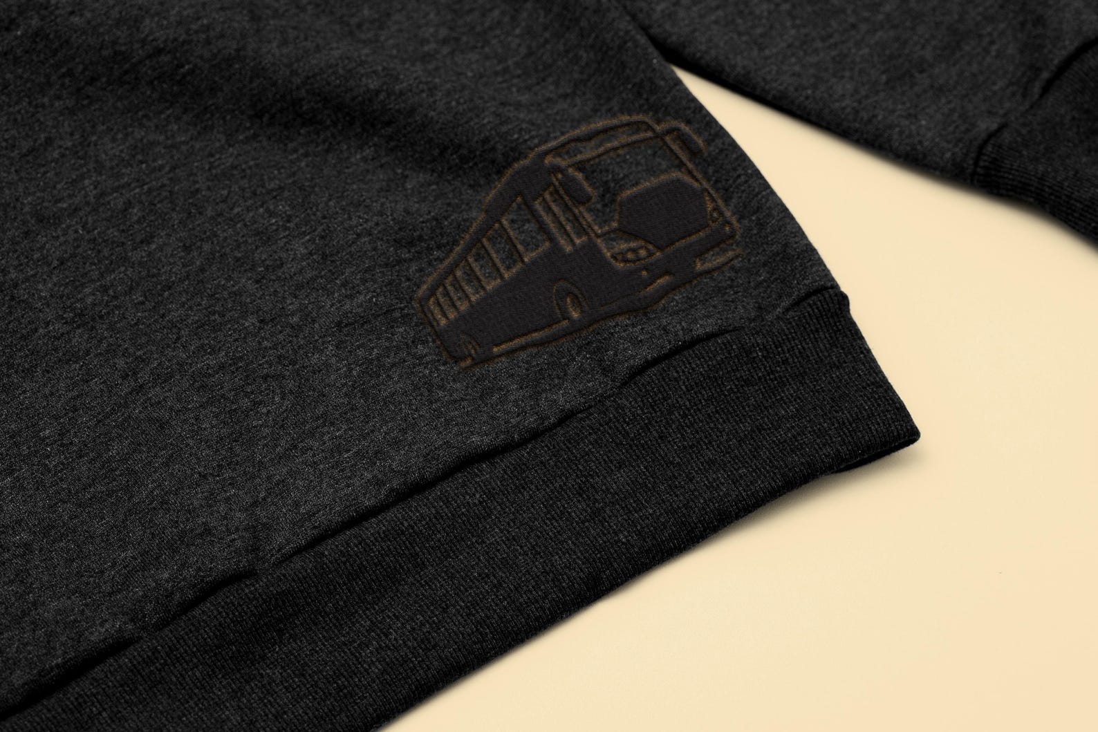 Bus Set Embroidery - Vehicle Digital Download - Black Bus Machine File ...