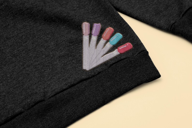 Manicure Tools Embroidery Design - Nail Kit Pattern (PDF) - Etsy