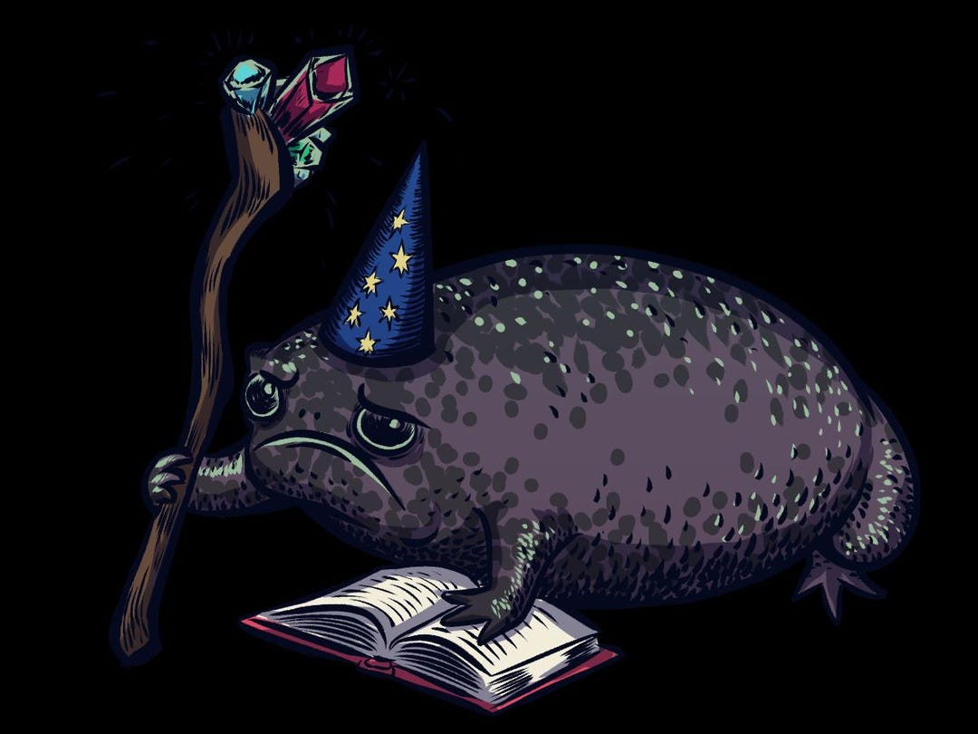 Sad Frog Sticker - Etsy