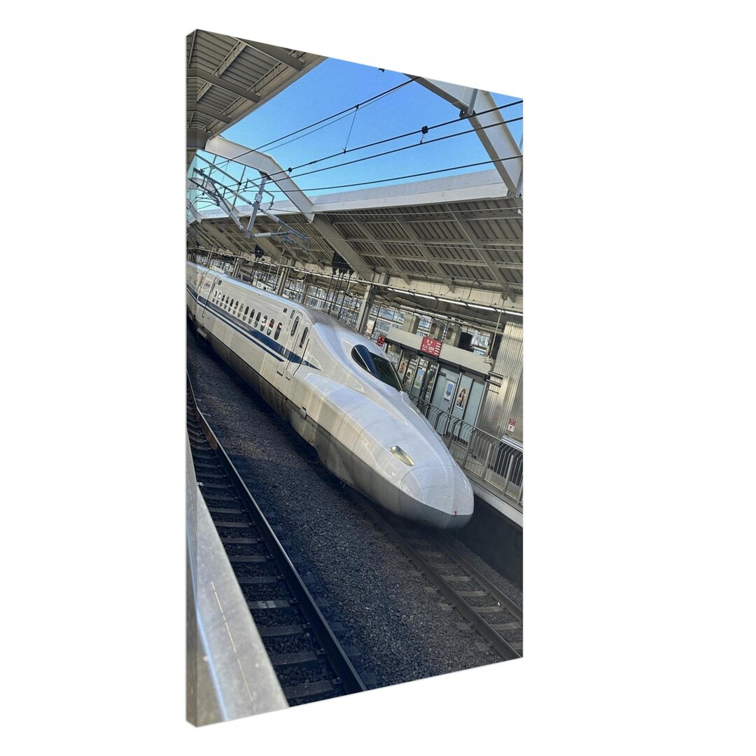 Japanese Shinkansen Canvas Print | Bullet Train Wall Art | Japan ...