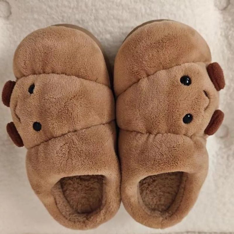 Jellycat Croissant Slippers - Etsy UK
