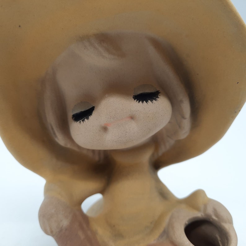 Vintage UCTCI Japan Poppet Trixie Girl Figurine Bud Vase - Etsy